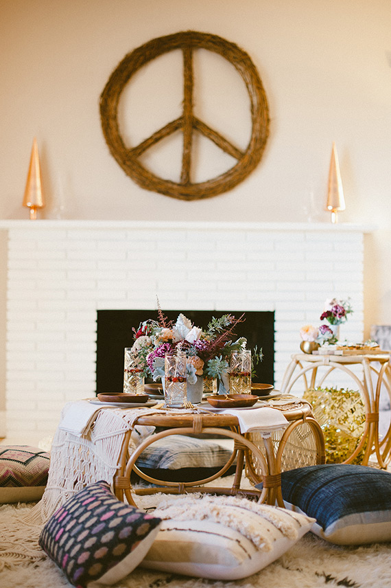 Bohemian New Years Day brunch inspiration | Party ideas | 100 Layer Cake