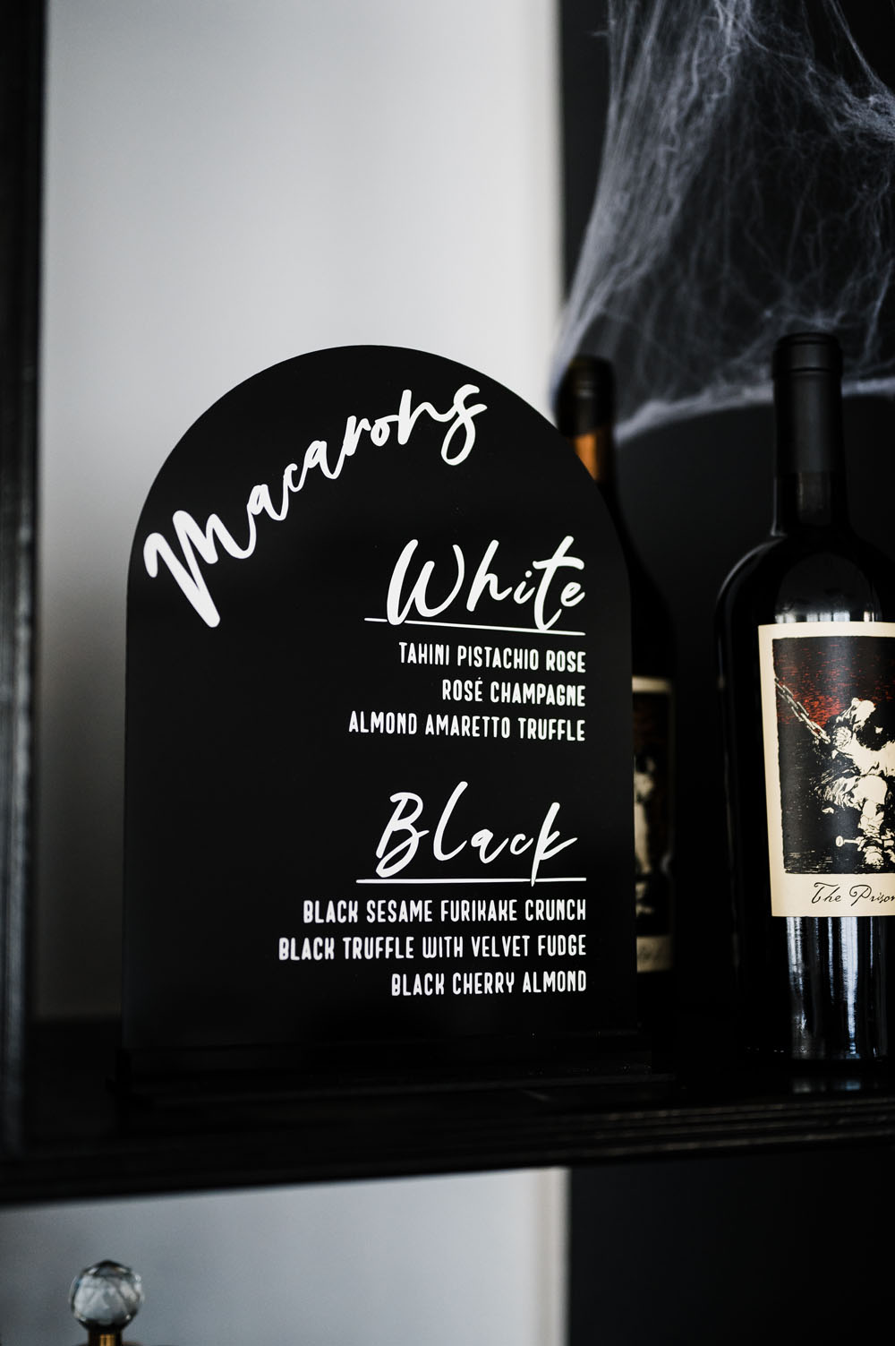 Idées effrayantes de fête d'Halloween et de mariage en noir et blanc ...