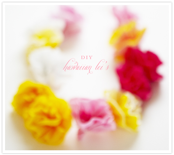 DIY Hawaiian Leis - 100 Layer Cake