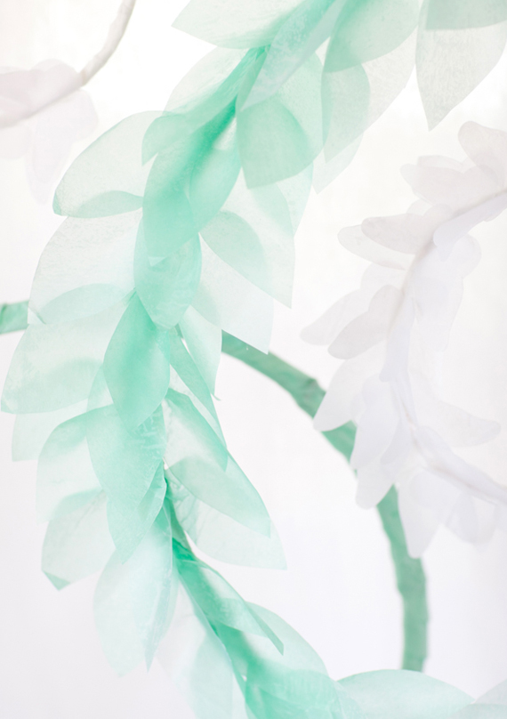 DIY paper wreath | 100 Layer Cake
