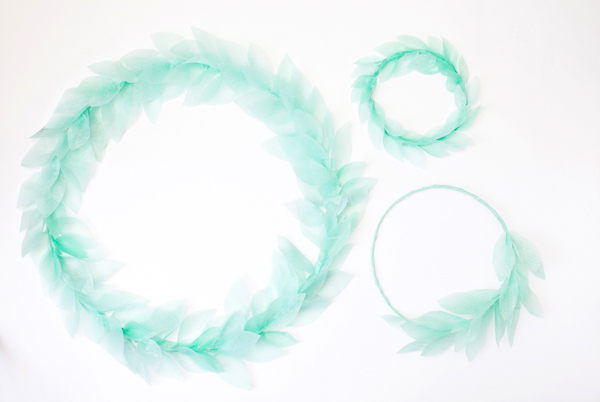 DIY paper wreath | 100 Layer Cake