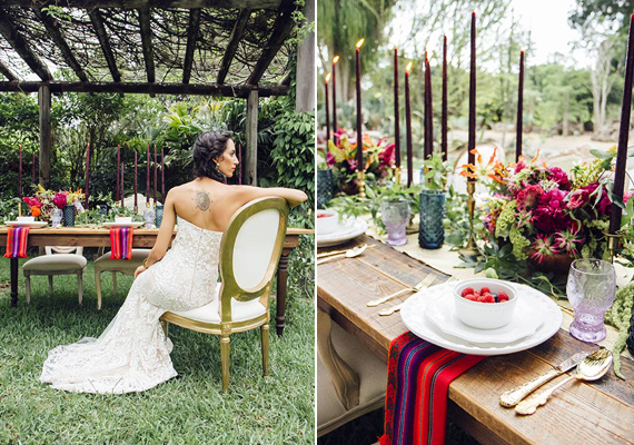 Peruvian inspired wedding ideas | Bohemian summer wedding | 100 Layer Cake