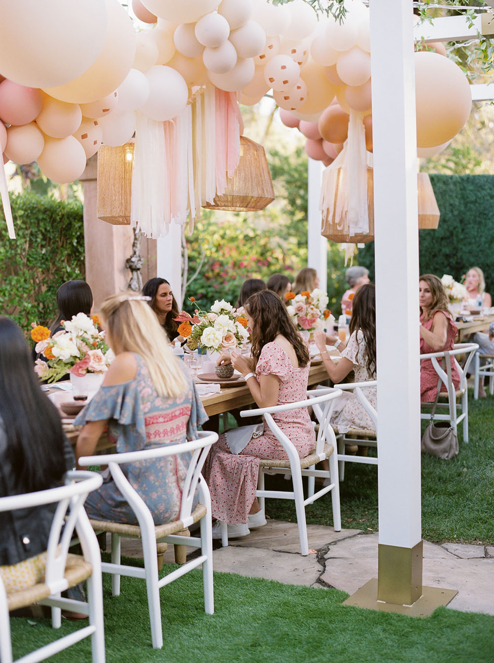 Peach and yellow Outback inspired baby shower by Amorology - 100 Layer Cake