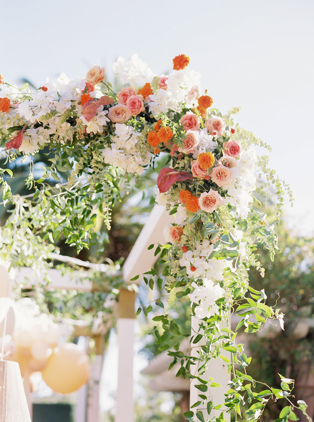 Peach and yellow Outback inspired baby shower by Amorology - 100 Layer Cake