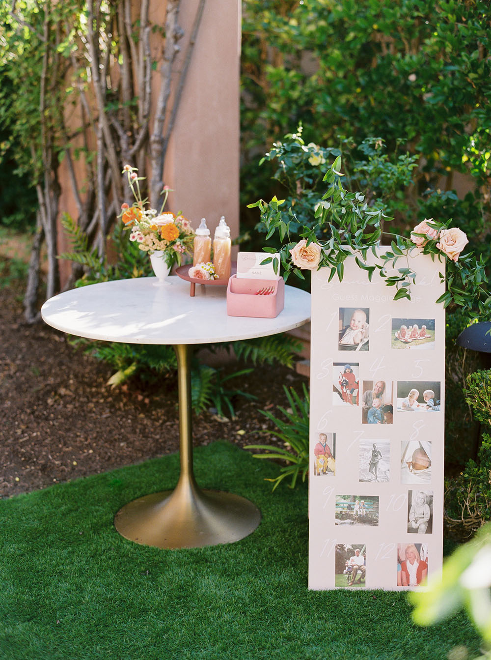 Peach and yellow Outback inspired baby shower by Amorology - 100 Layer Cake