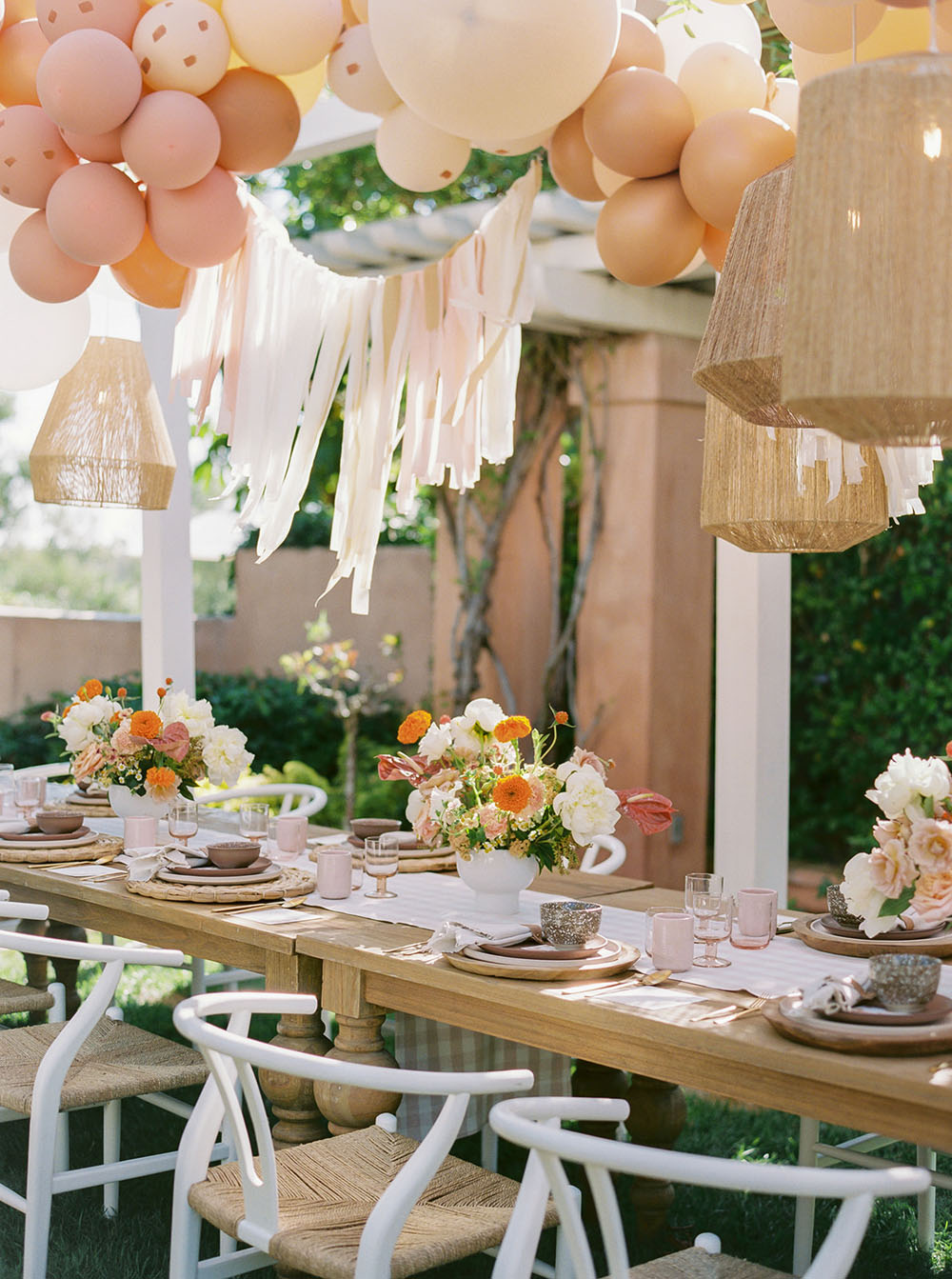 Peach and yellow Outback inspired baby shower by Amorology - 100 Layer Cake