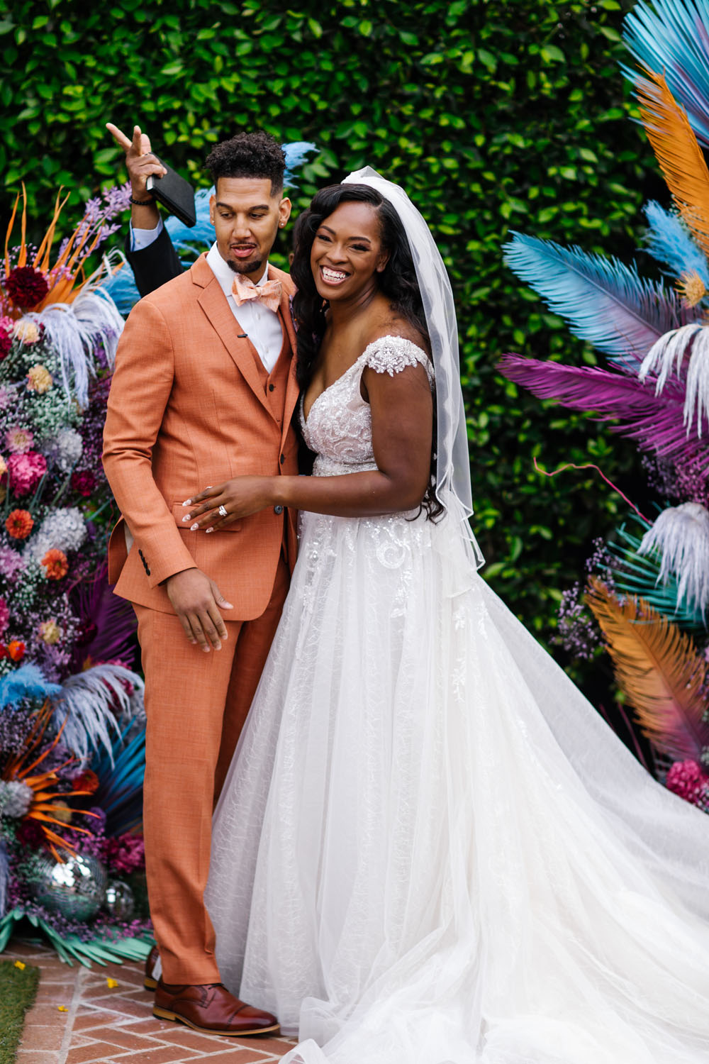 Colorful disco Ruby Street wedding - 100 Layer Cake