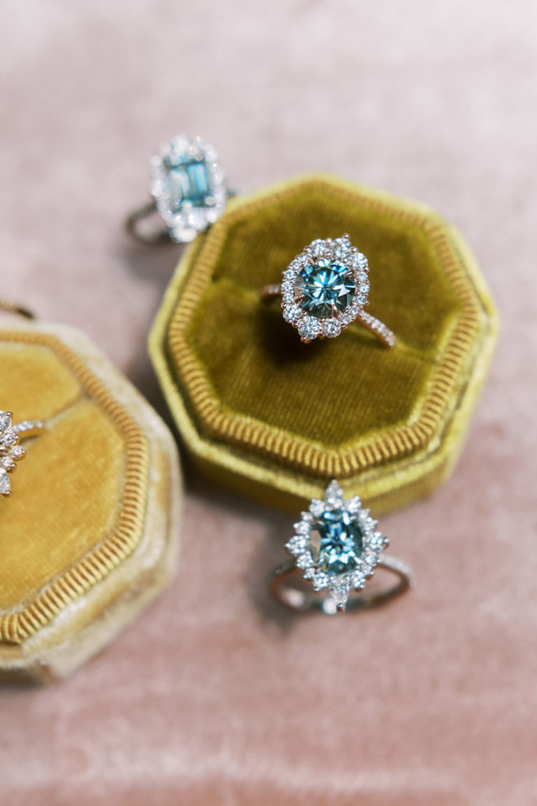 Unique Non Traditional Engagement Rings with No Diamond