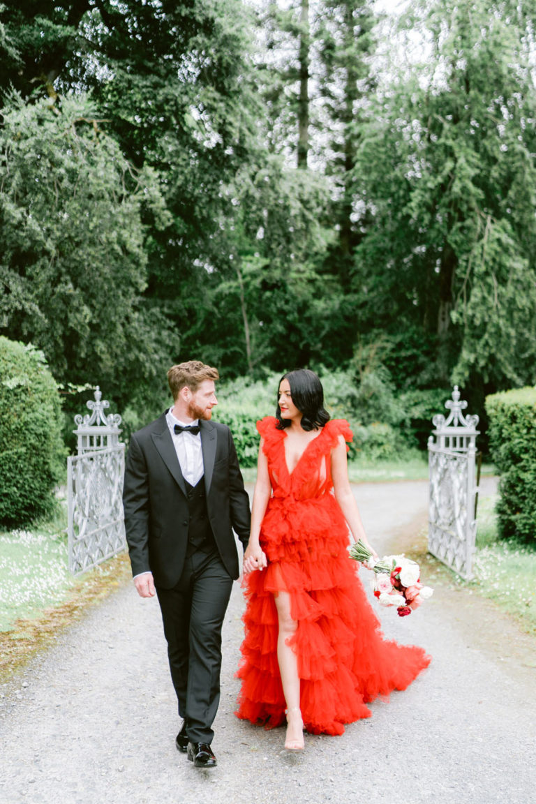 Red Wedding Dress | Valentine's Day Wedding | 100 Layer Cake