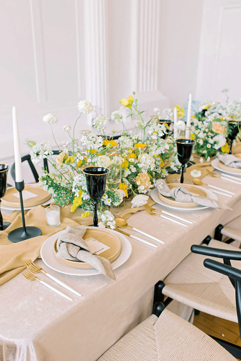 Korean Dol 1st birthday party | Yellow first birthday party