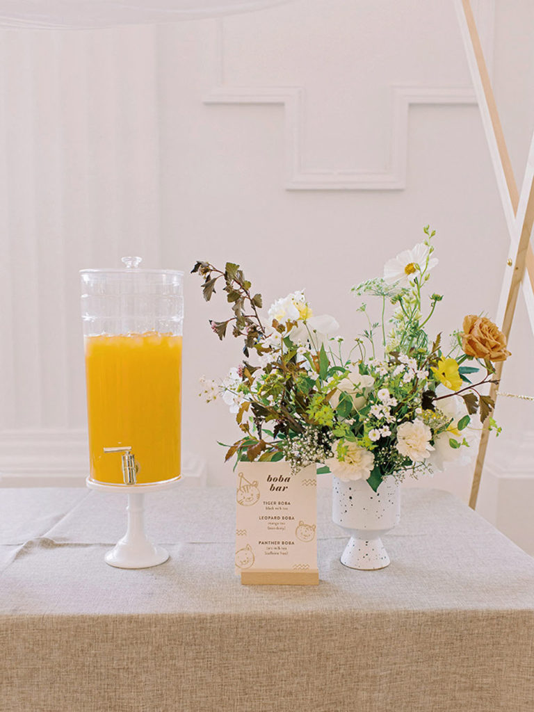 Korean Dol 1st birthday party | Yellow first birthday party