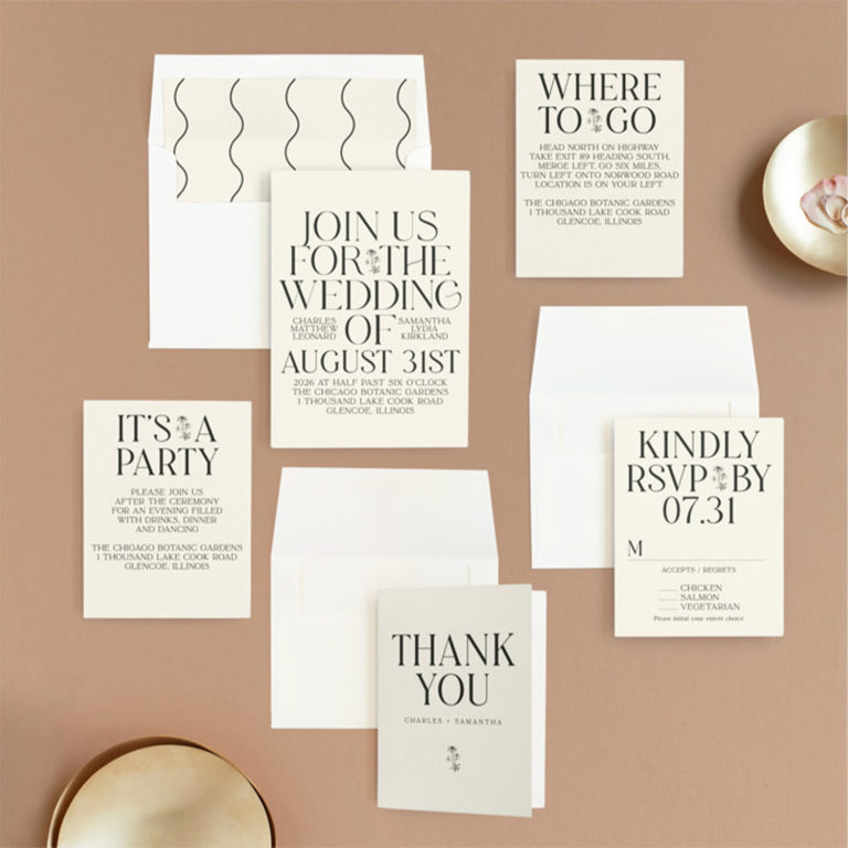 Minted Wedding Invitations + Minted Wedding Marketplace