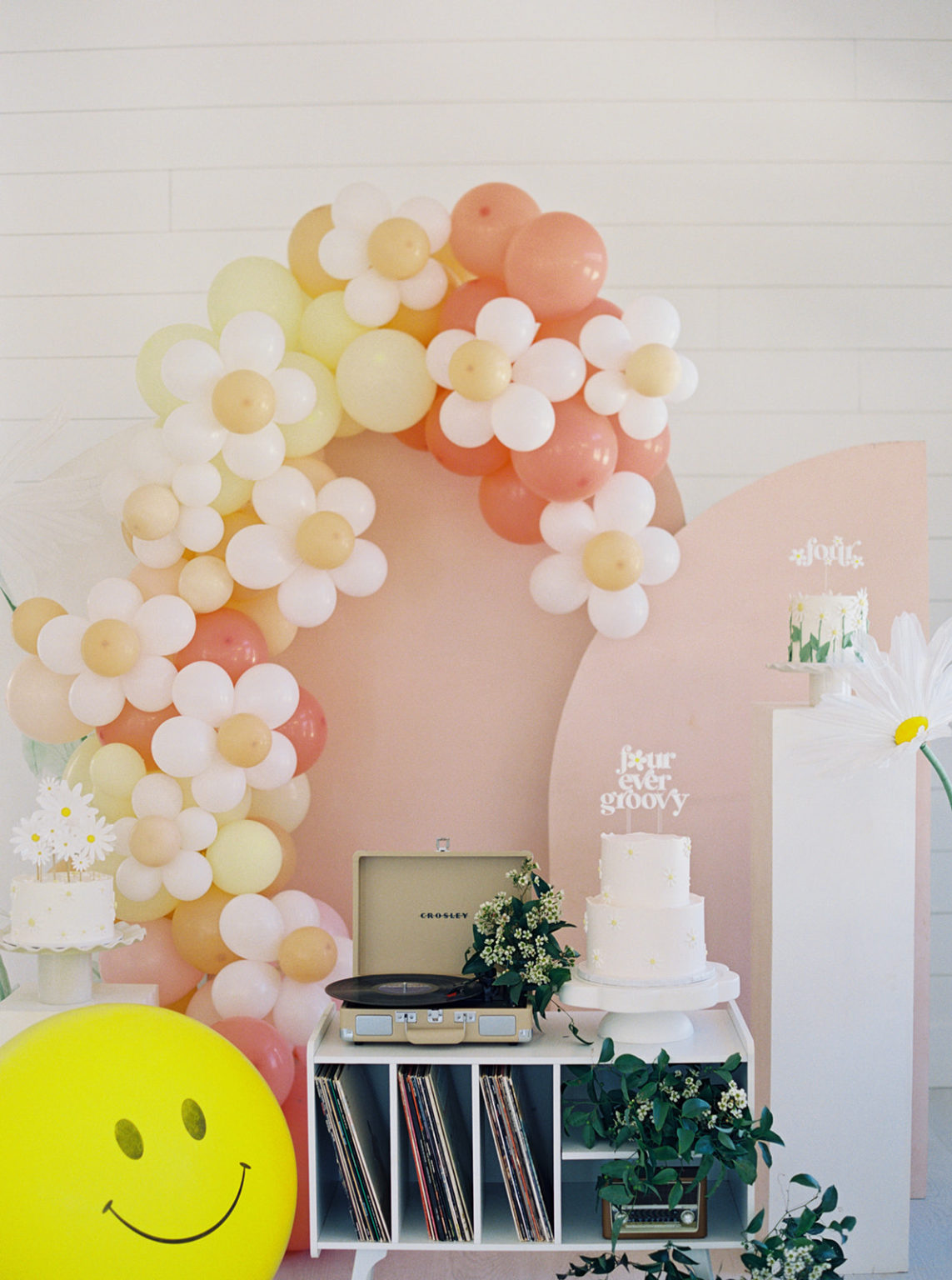 4th Birthday Theme - Fourever Groovy Fourth Birthday Party