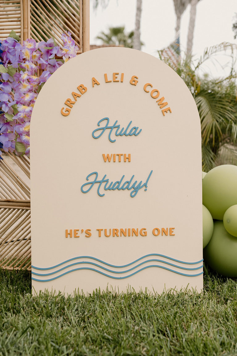 Hula Themed 1st Birthday Party | First Birthday Ideas