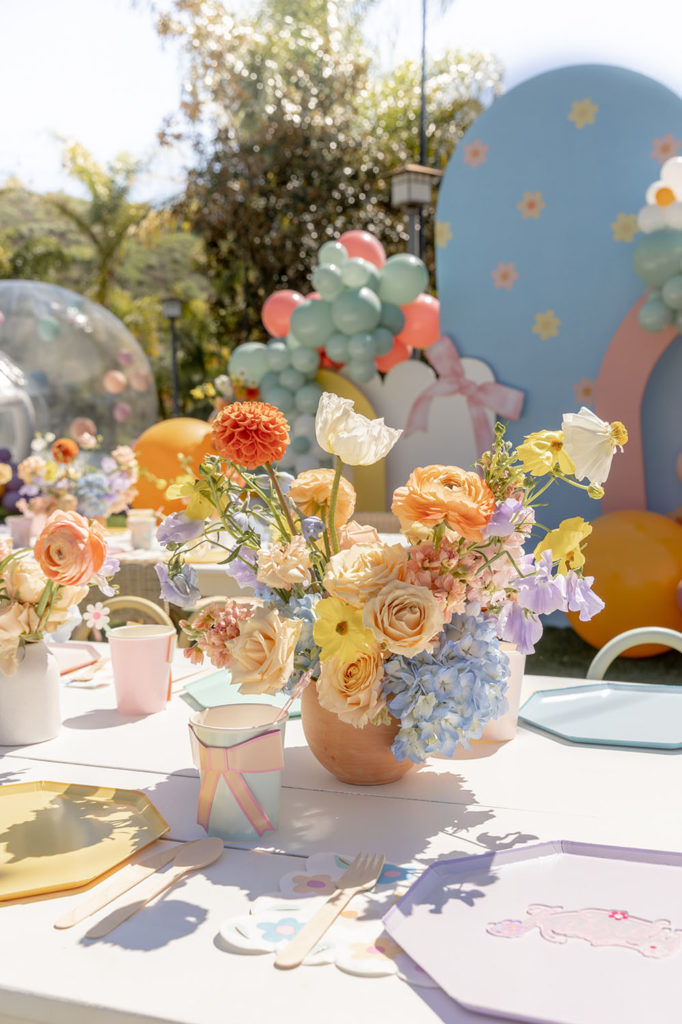 Girl Birthday Party Ideas for Spring - Pastel Girl's Party