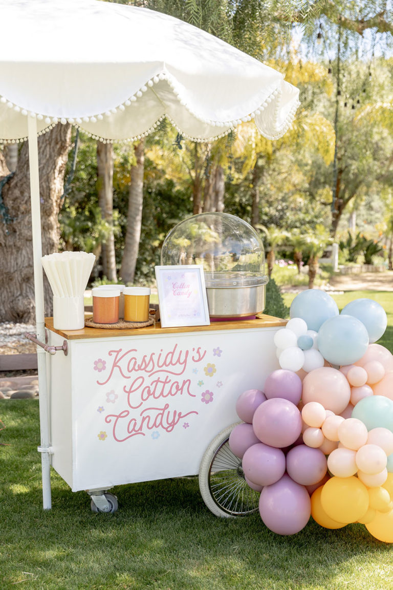 Girl Birthday Party Ideas for Spring - Pastel Girl's Party
