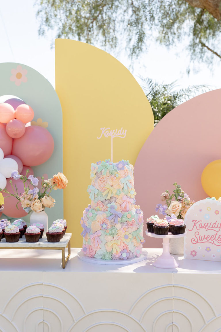 Girl Birthday Party Ideas for Spring - Pastel Girl's Party