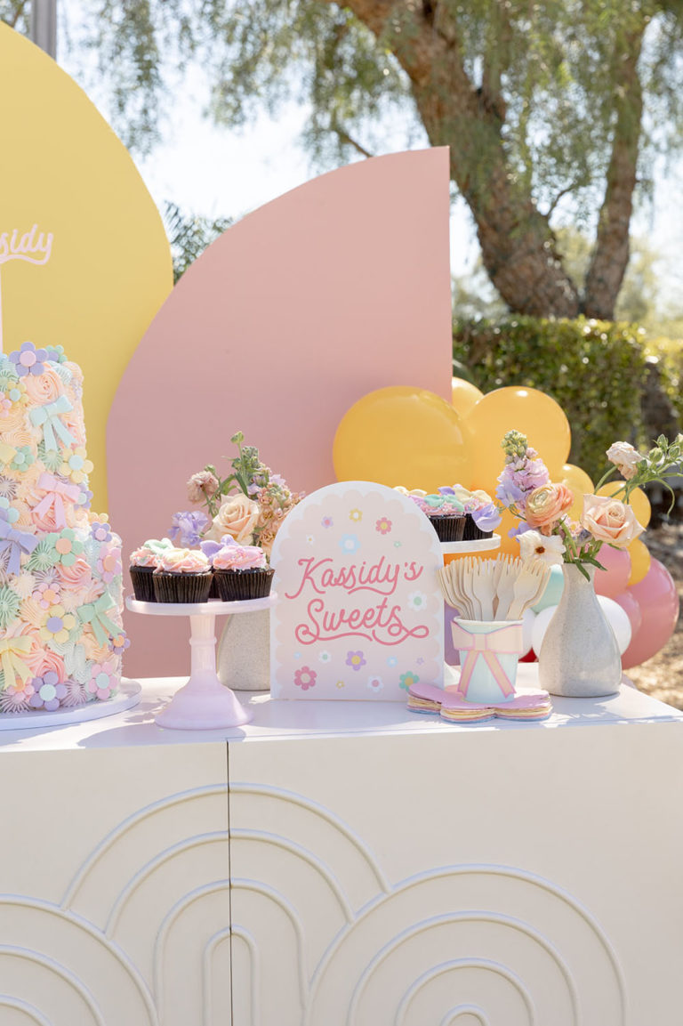 Girl Birthday Party Ideas for Spring - Pastel Girl's Party