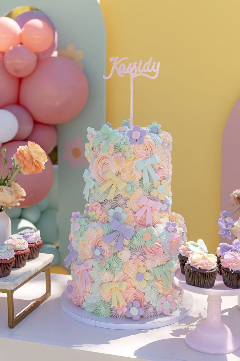 Girl Birthday Party Ideas for Spring - Pastel Girl's Party