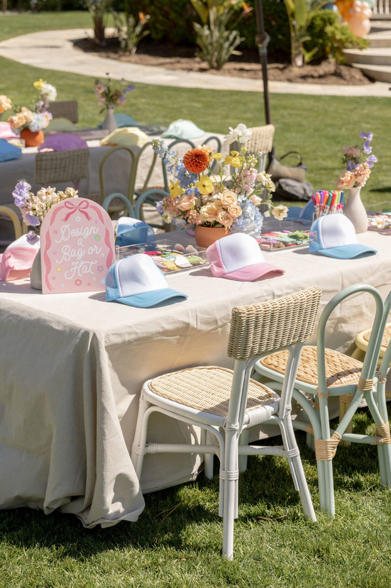 Girl Birthday Party Ideas for Spring - Pastel Girl's Party