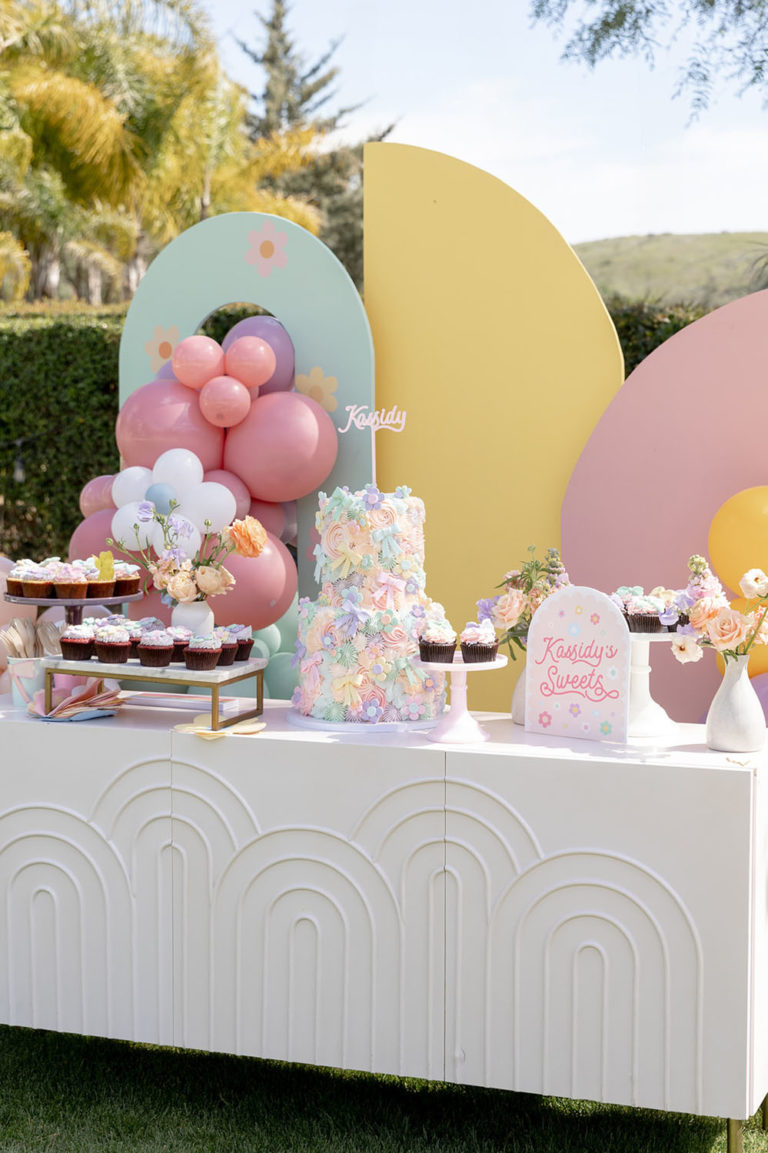 Girl Birthday Party Ideas for Spring - Pastel Girl's Party