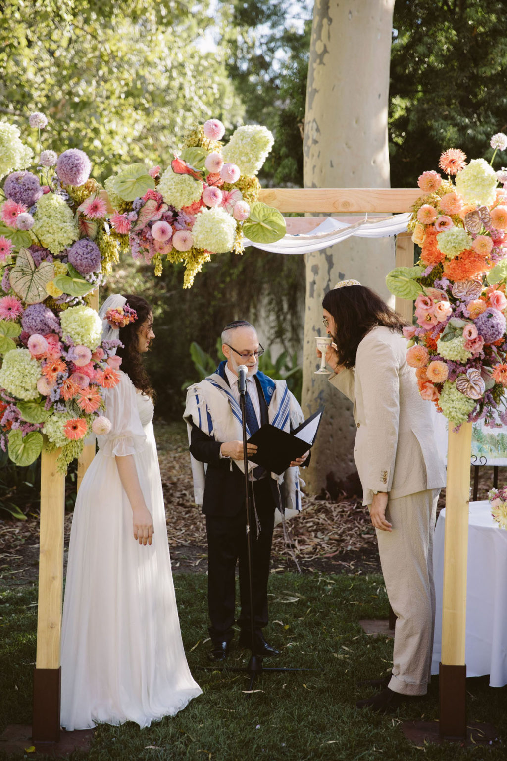 Jewish Wedding at LA River Center & Gardens | 100 Layer Cake